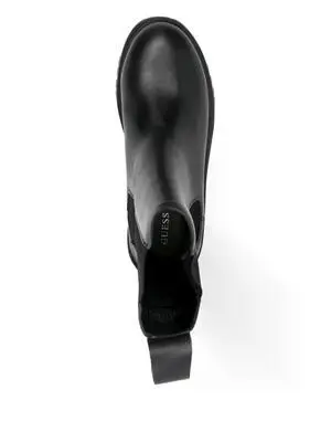 Guess Logo Plaque Chelsea Boots
