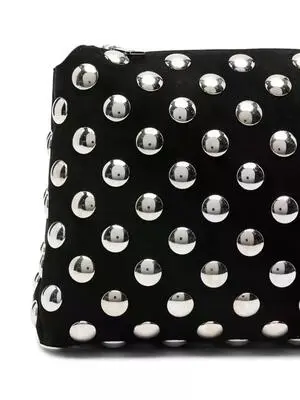 Khaite Lina Metal-studded Clutch - Black
