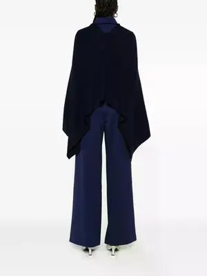 Eric Bompard Cashmere Long Poncho - Blue