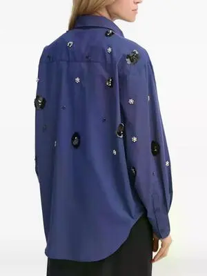 BRUUNS BAZAAR Sequin-embellished Crystal Shirt