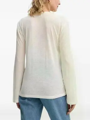 BY MALENE BIRGER Long-sleeve Scoop-neck Top