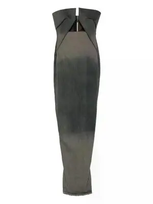 Rick Owens Cut-out Strapless Dress