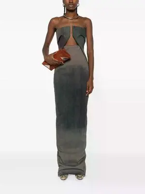 Rick Owens Cut-out Strapless Dress