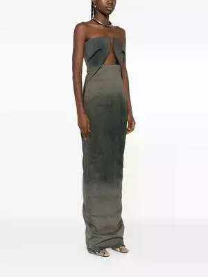 Rick Owens Cut-out Strapless Dress