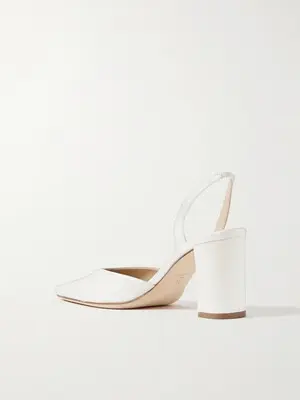 DANIELLE FRANKEL Juno Satin Slingback Pumps