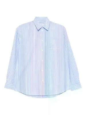 Sporty & Rich Striped Embroidered Shirt