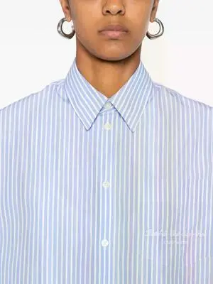 Sporty & Rich Striped Embroidered Shirt