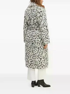 Bardot Leopard-print Belted Coat