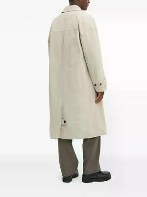 LES DEUX Button-fastening Trench Coat