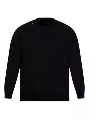 YES LONDON Neck-embellished Sweatshirt