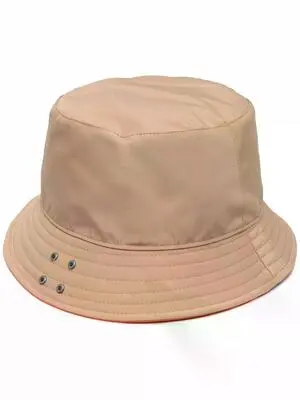 MSGM Rivet Detail Bucket Hat - Neutrals