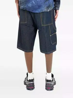 YES LONDON Cargo-pocket Denim Shorts