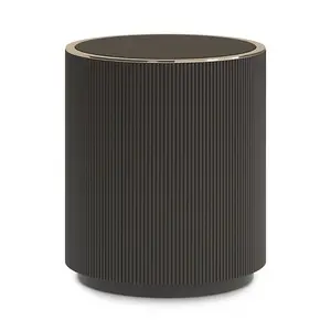 CARACOLE Love Round Side Table - Dark Chocolate