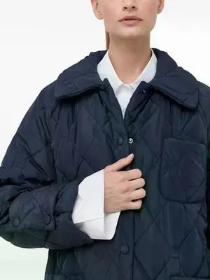 Beatrice B Diamond-pattern Quilted Coat