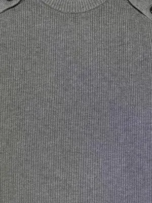 Liu Jo Ribbed Knit Top With Button Detail