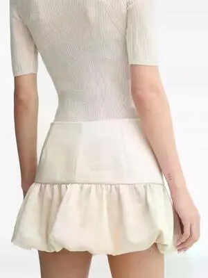 HERSKIND Bubble-hem Mini Skirt