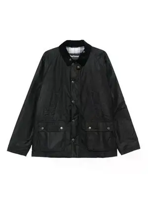 Barbour Flap-pocket Jacket With Corduroy Collar