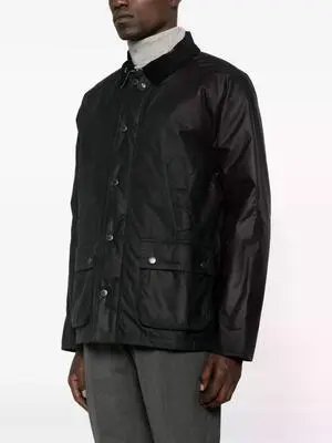 Barbour Flap-pocket Jacket With Corduroy Collar