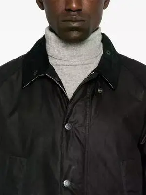 Barbour Flap-pocket Jacket With Corduroy Collar