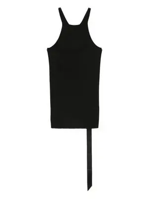 Rick Owens Ribbed-knit Asymmetric Top