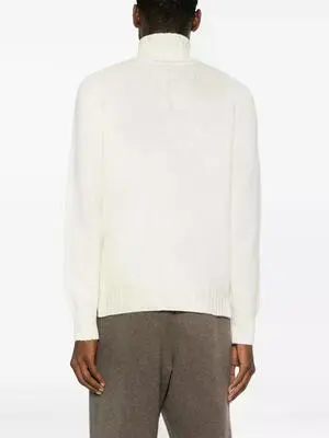 MA'RY'YA Ribbed-knit Wool Blend Sweater - Neutrals