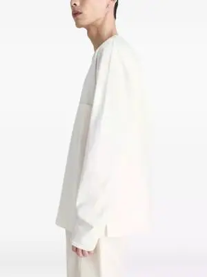 LEMAIRE Patch-pocket Long-sleeve T-shirt - White