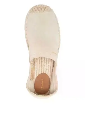 Gant Suede Flat Espadrilles - Neutrals