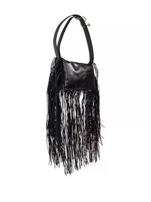 Sportmax Fringed Leather Shoulder Bag