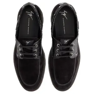 GIUSEPPE ZANOTTI Rivaux Lace-up Shoes - Black