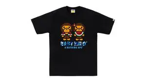 A BATHING APE Abc Camo Baby Milo Water Melon Summer Tee Shirt