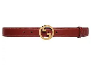 Gucci Blondie Belt Ruby Red