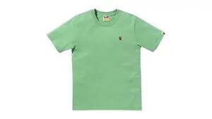 A BATHING APE Baby Milo One Point Tee Shirt - Green