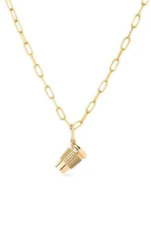ANA LUISA Coffee Charm Chain Necklace