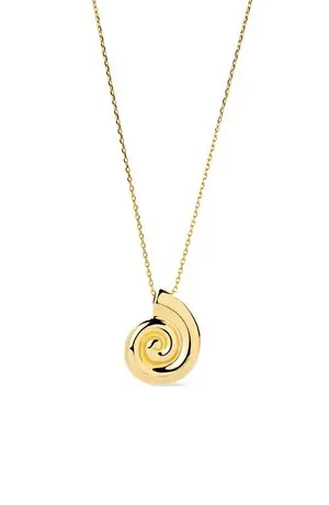ANA LUISA Ariel Shell Pendant Necklace - Gold