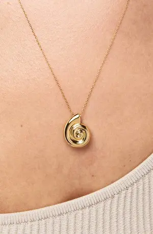 ANA LUISA Ariel Shell Pendant Necklace