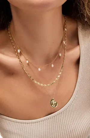 ANA LUISA Ariel Shell Pendant Necklace
