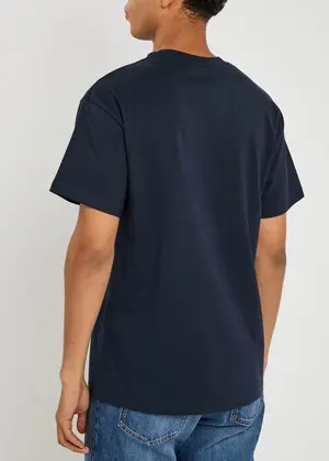 Givenchy Logo-appliquéd Cotton T-shirt - Navy