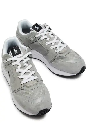 Polo Ralph Lauren Train 89 Panelled Mesh Sneakers - Grey