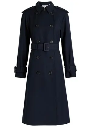 Women's Navy Blue Trench Coats