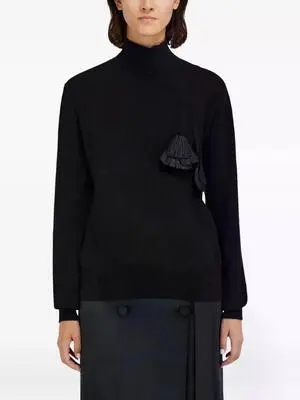 FERRAGAMO Pleated-tassel Sweater