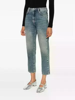 Patrizia Pepe High-waisted Straight Jeans