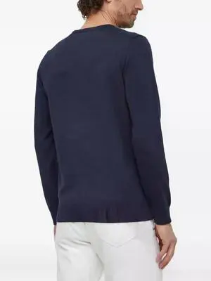 Gant Logo-embroidered Crew-neck Sweater
