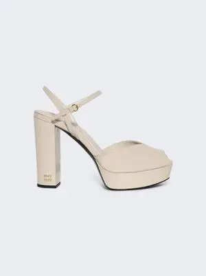 Miu Miu Crossover Sandals For Women