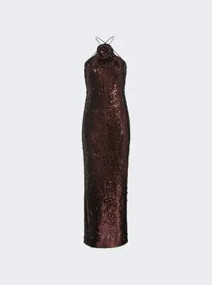 Magda Butrym Maxi Dress - Brown