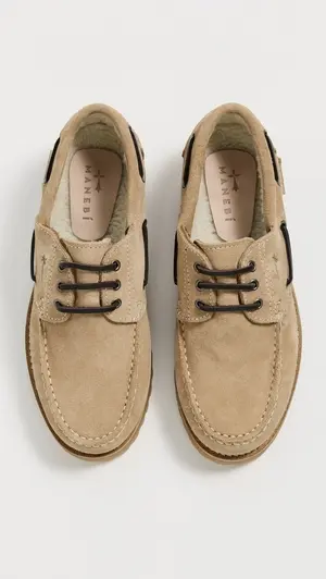 Manebí Suede Boat Shoes