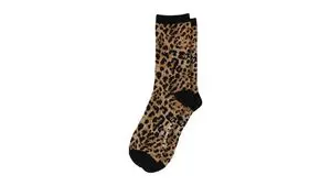 BAPE BAPE Wild Leopard Pattern Socks Beige