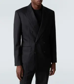 Givenchy Pinstripe Wool Blazer