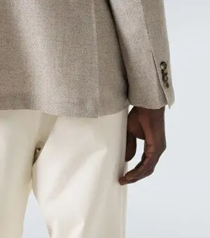 Canali Kei Wool Blazer - Grey