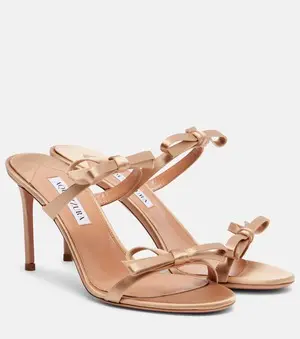 Aquazzura Bow Detailing Mules Clogs For Women