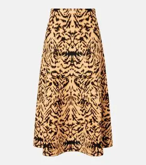 Ulla Johnson Lani Jacquard Midi Skirt - Multicoloured